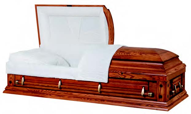 Infinity Button Oak Casket| Infinityurns
