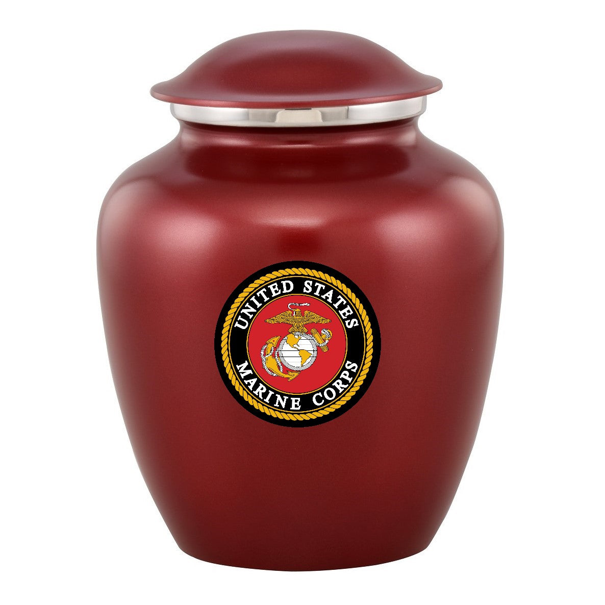 Military Series - United States Marines Elite Grace Cremation Urn, Red ...