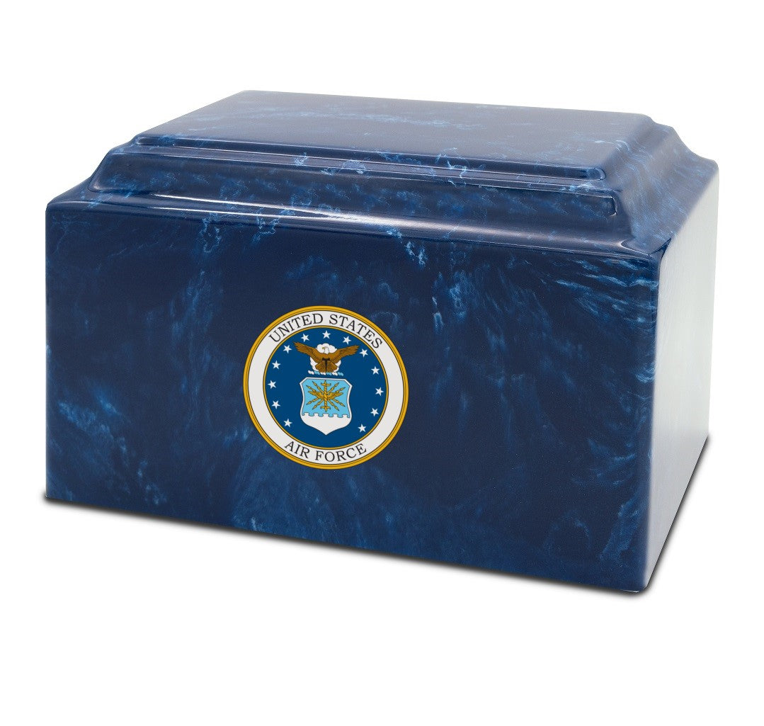 Military Series - United States Air Force Cultured Marble Cremation Ur ...