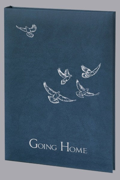 Going Home Funeral Guest Book - 6 Ring - ST8790-BK| Infinityurns