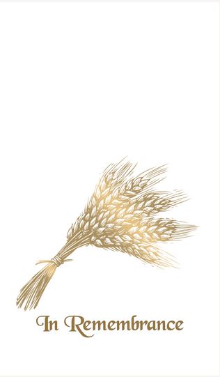 Grace Line Series Wheat Harvest Prayer Card - STGR103-PC| Infinityurns