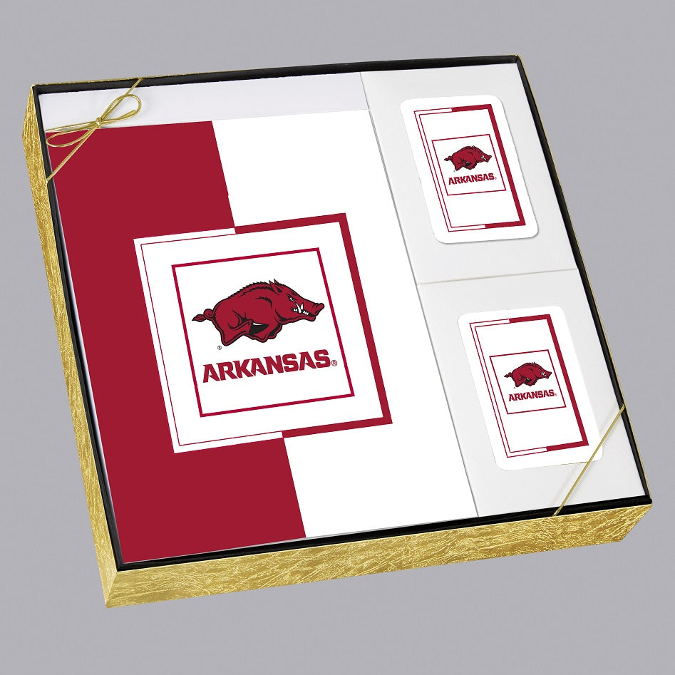 University of Arkansas Razorbacks - Stationery Box Set - STUARK100 ...