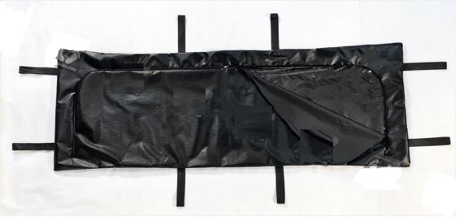 BLACK DISASTER BODY BAG WITH LINER - 8 HANDLES| Infinityurns