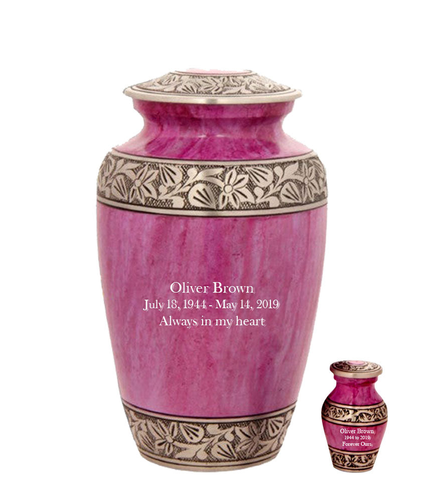 Modest Series - Lotus Pink Cremation Urn - IUAL126| Infinityurns