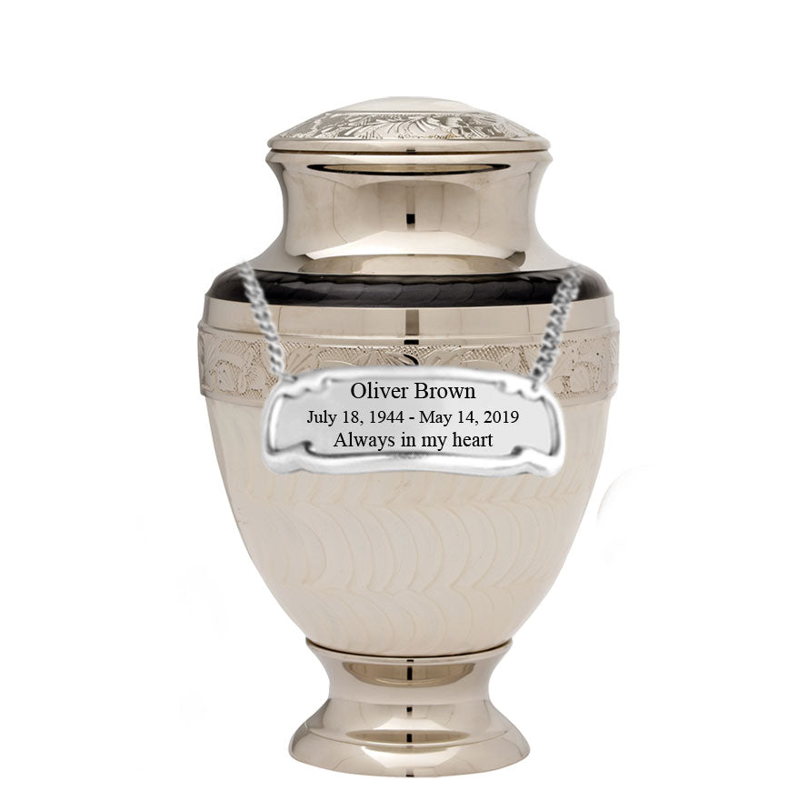 Serene Series - Elegant Pearl Cremation Urn - IUET104| Infinityurns