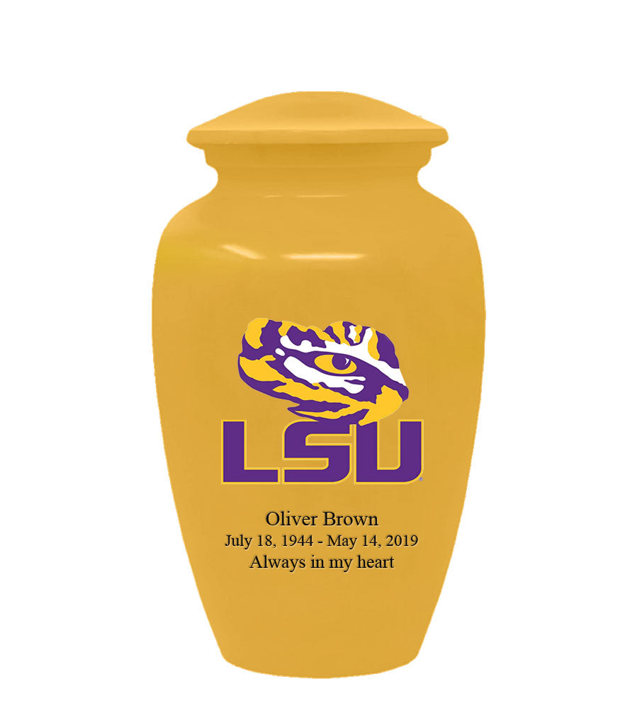 Fan Series - Louisiana State University Tiger Eye Gold Memorial Cremat ...