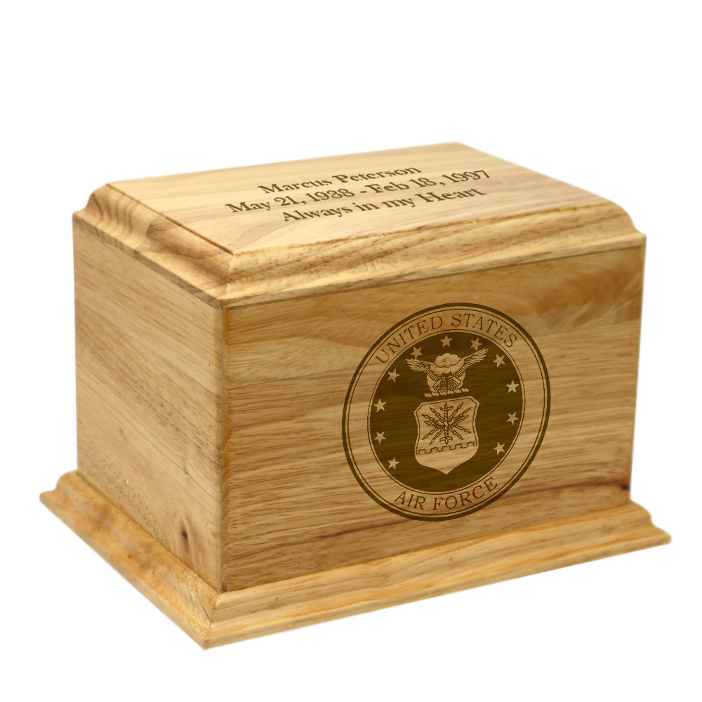 Woodland Air Force Cremation Urn - Large - IUWC117| Infinityurns