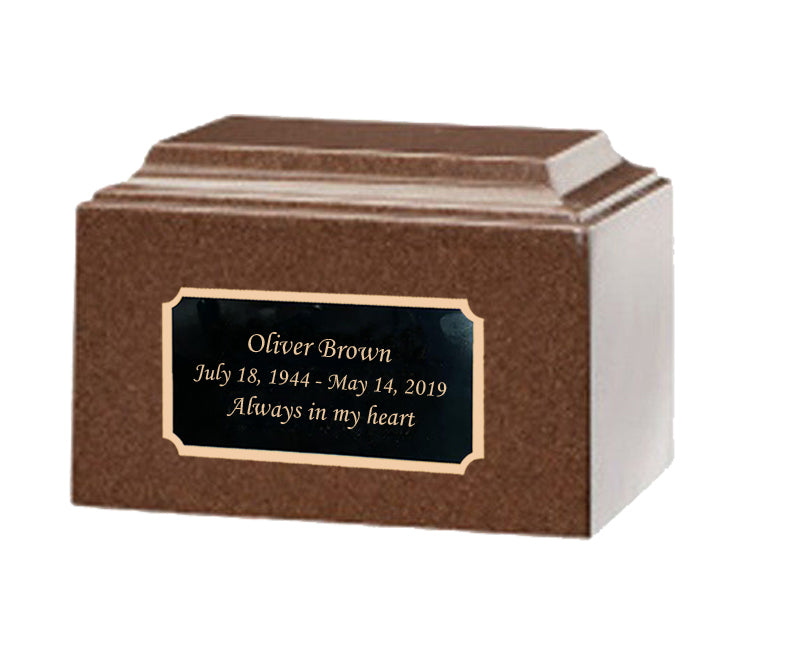 Walnut Granite Marble Urn - IUCM702| Infinityurns