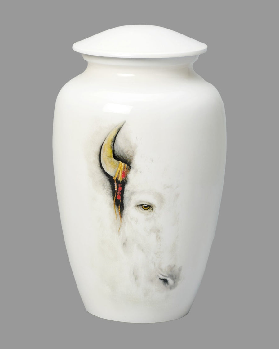 White Buffalo Calf Woman Design (Urn and Stationery)| Infinityurns